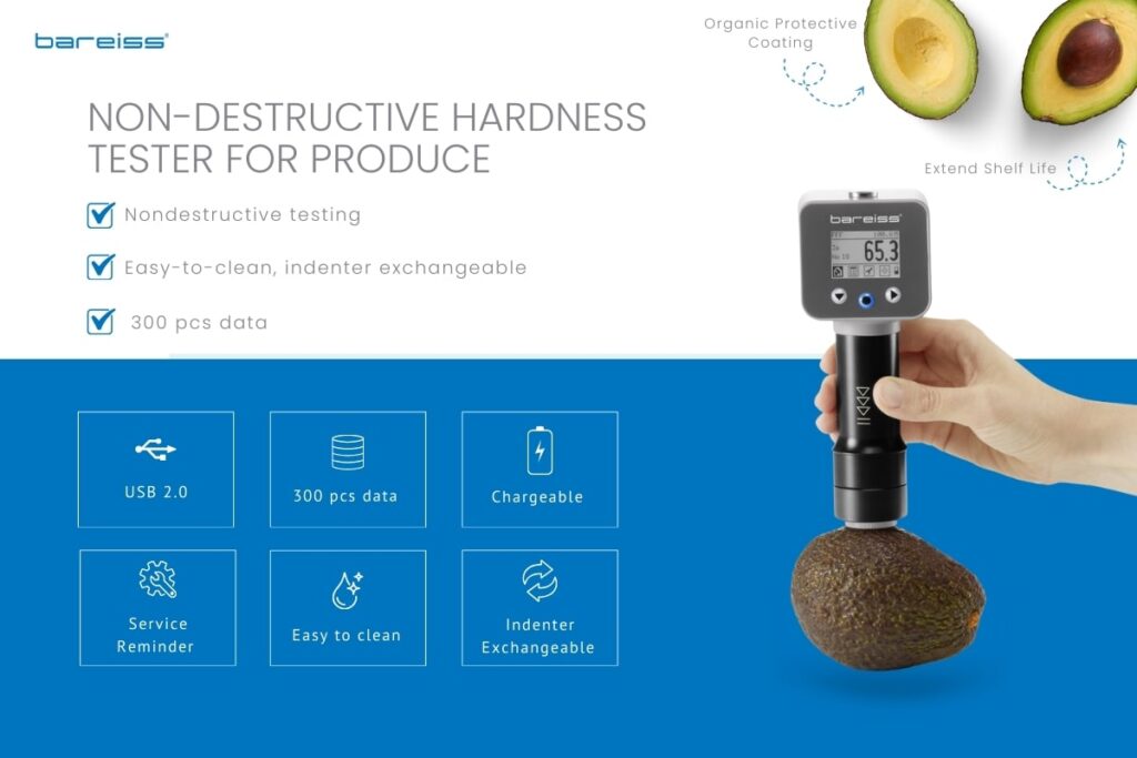 Digital Fruit Hardness Tester - HPE III Fff - Bareiss North America