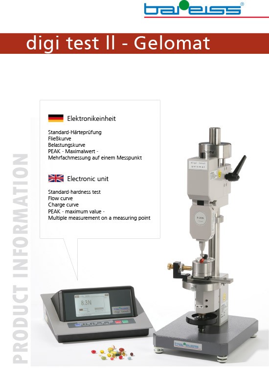 Digitest Gelomat - Bareiss North America