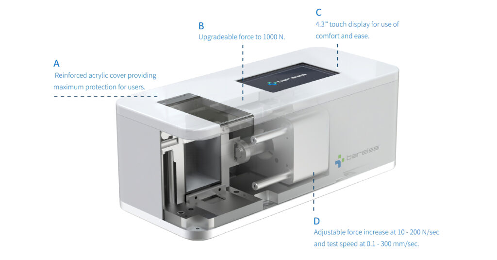 THT500 | Tablet Hardness Tester - Gelatin Capsule Hardness Tester