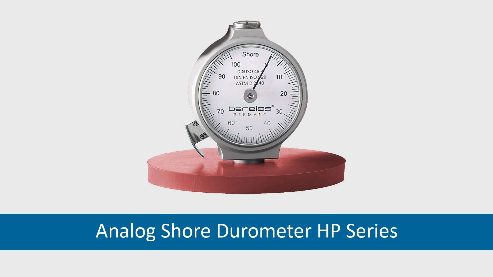 Classic Analog Shore Durometer Hardness Tester - Bareiss
