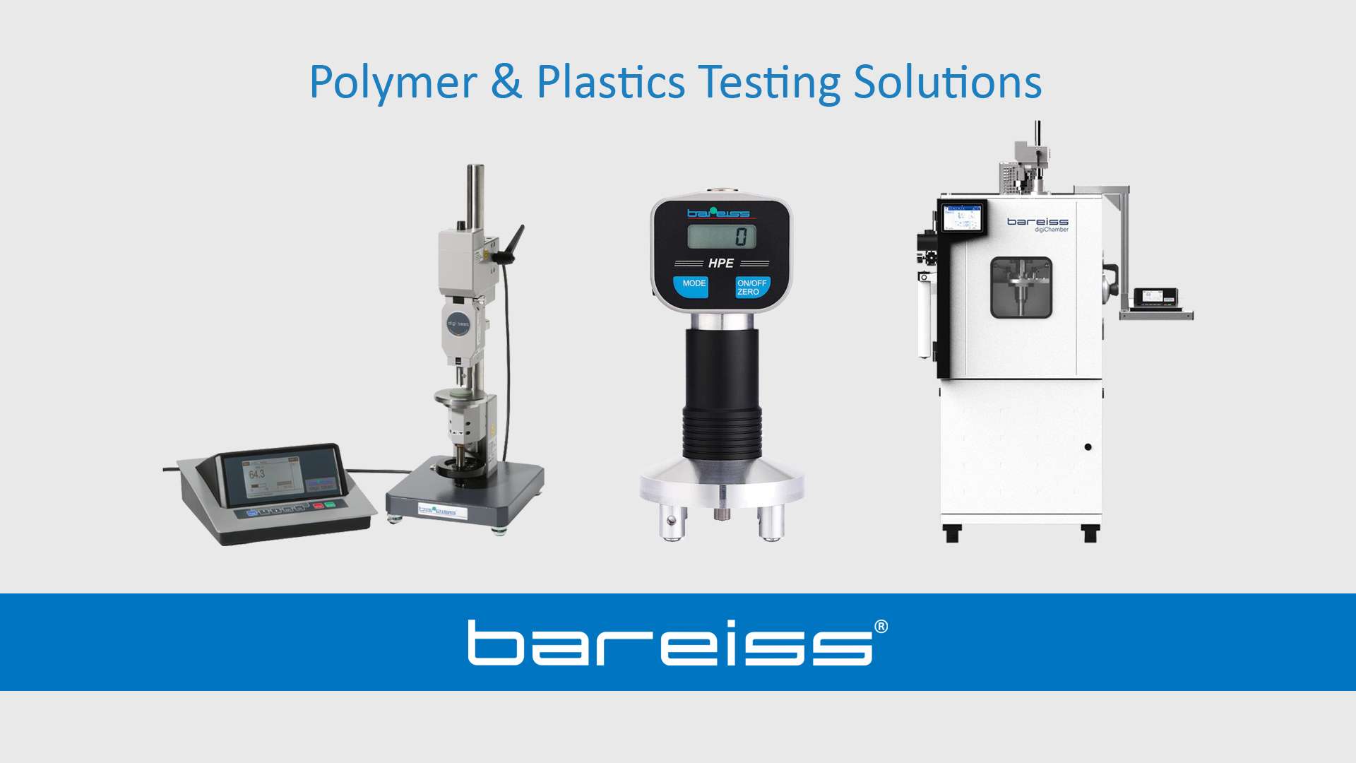 Plastics and Polymer Testing Instruments - Bareiss